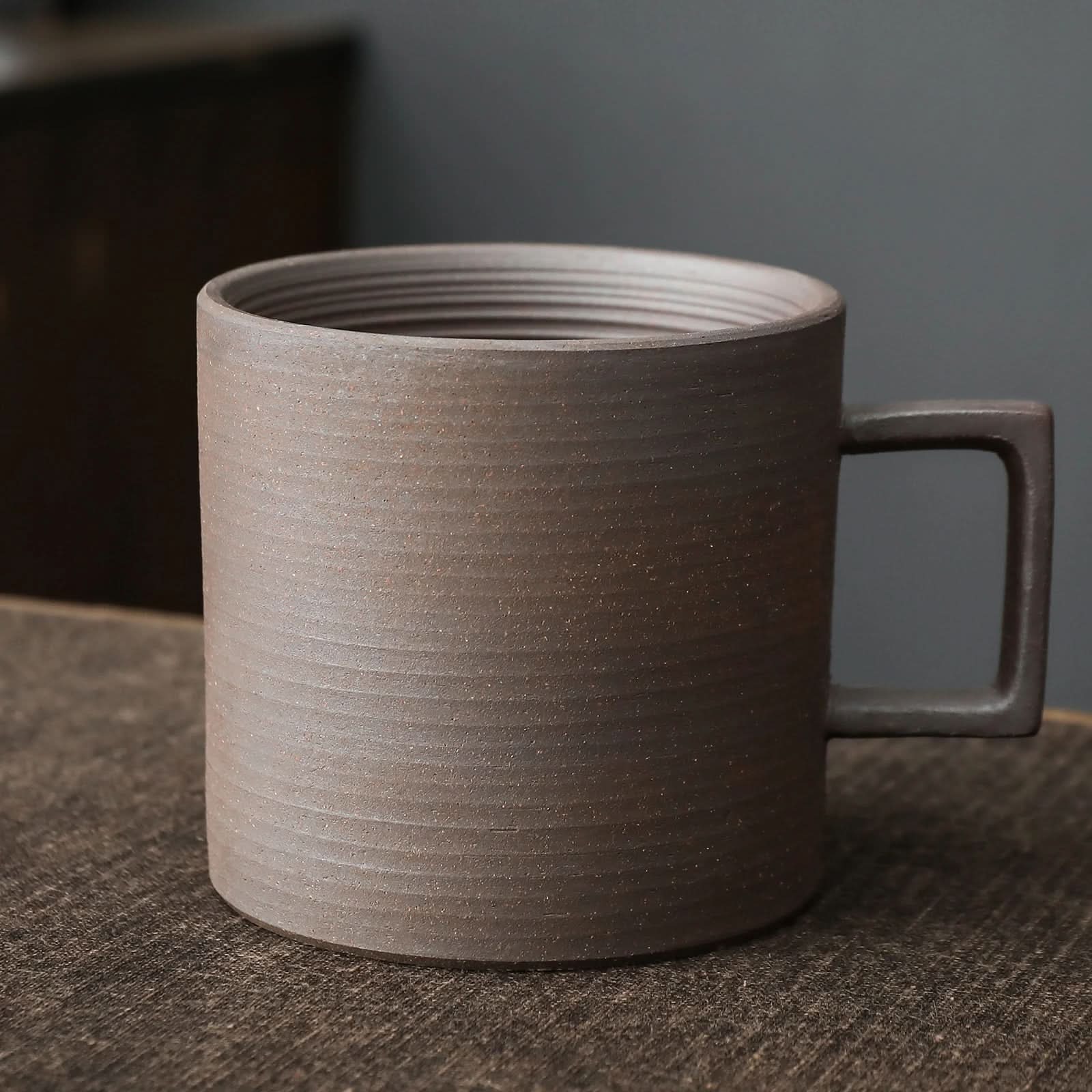 Pottery Clay Tea Cup Handcrafted Ceramic Coffee Mug 150ml | TEANAGOO