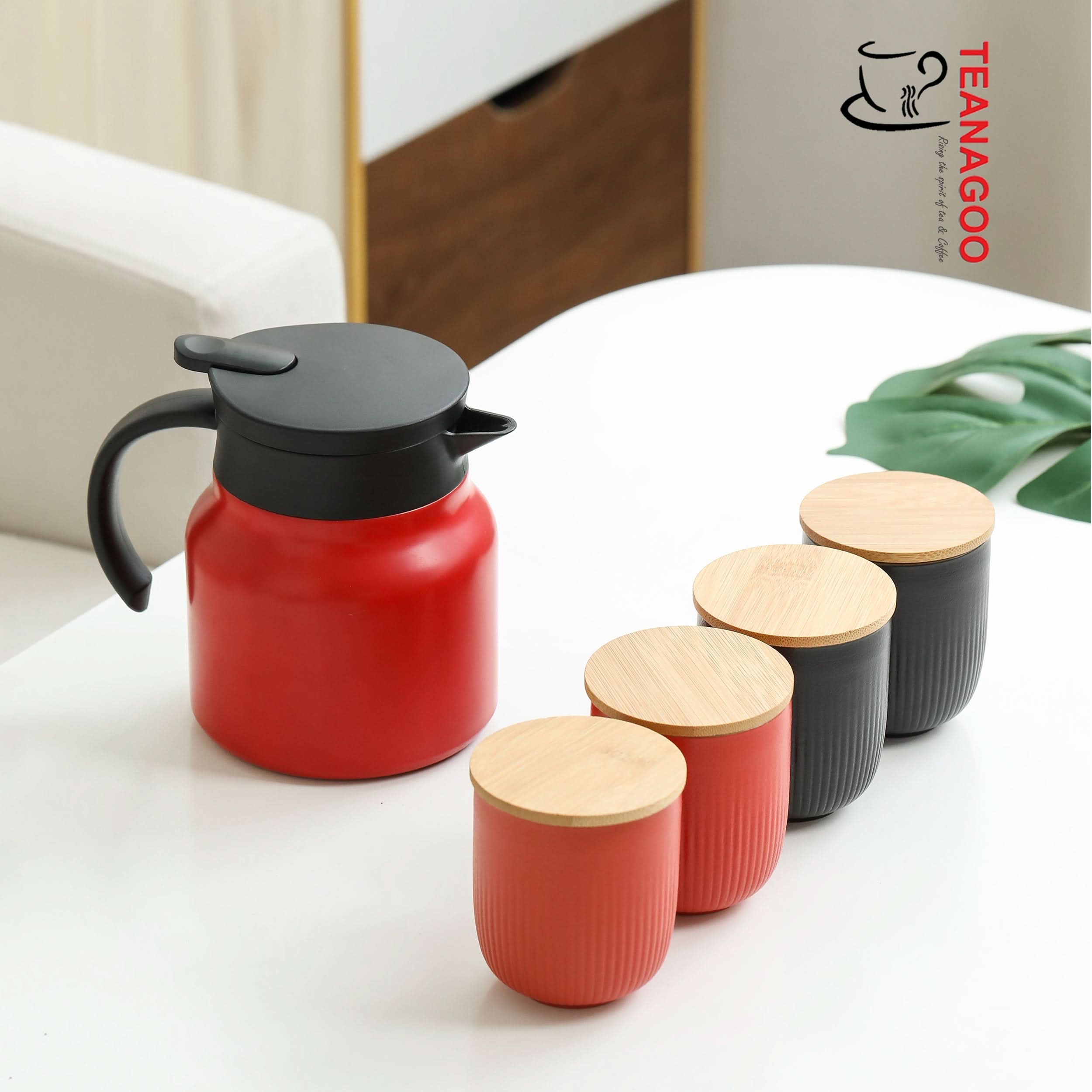 thermal insulation kettle kit Well-sealed canister tea set | TEANAGOO